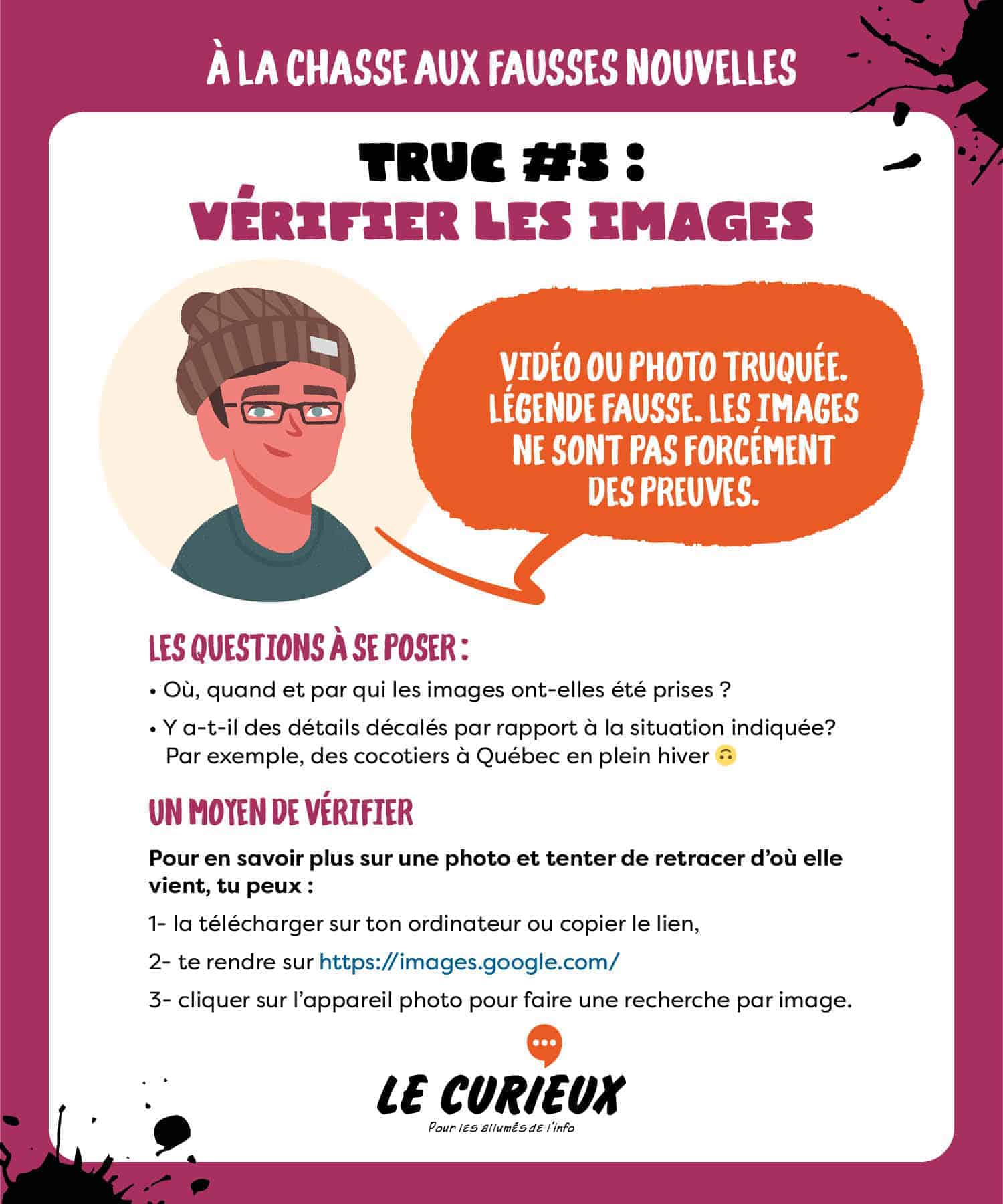 Les 5 trucs pour reconnaître une fausse nouvelle - Le Curieux